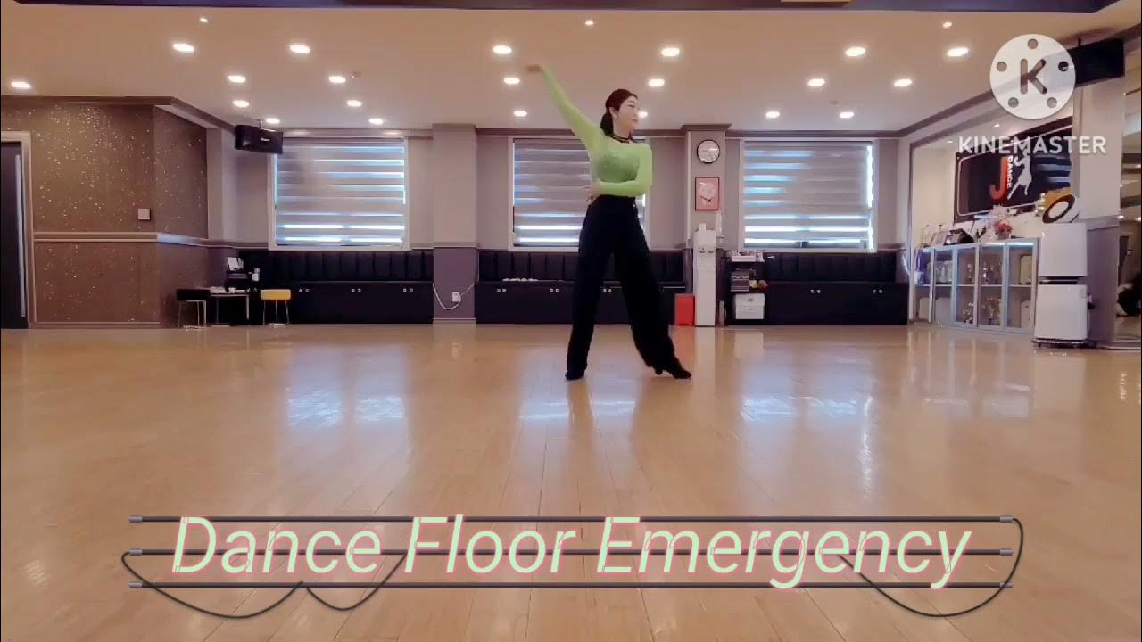 Dance Floor Emergency line dance // Level : Improver - YouTube