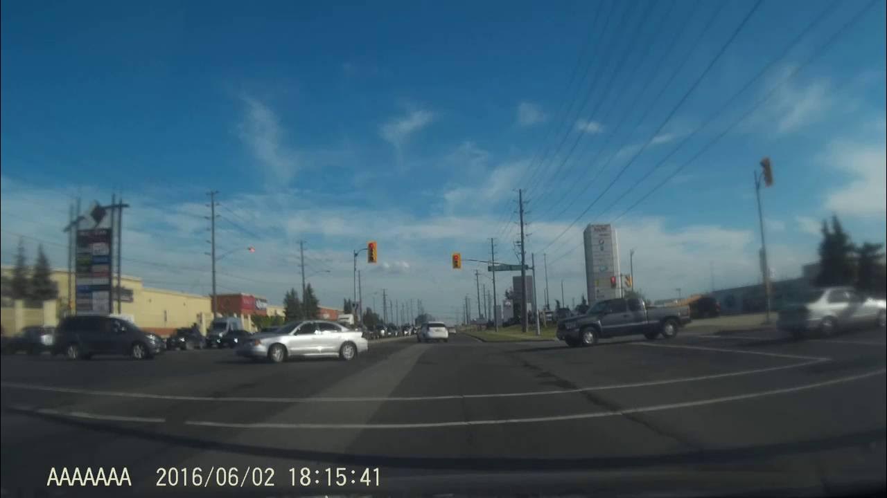 u-turn accident - YouTube