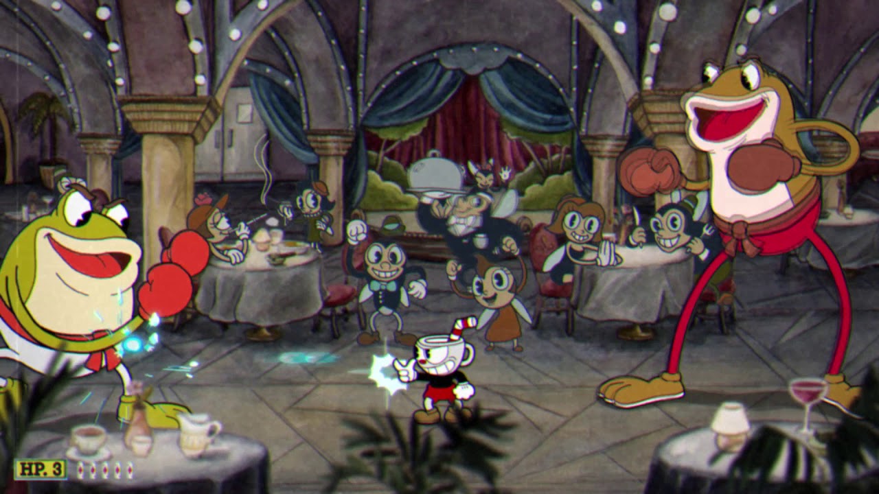 Fighting Frogs in Cuphead - YouTube