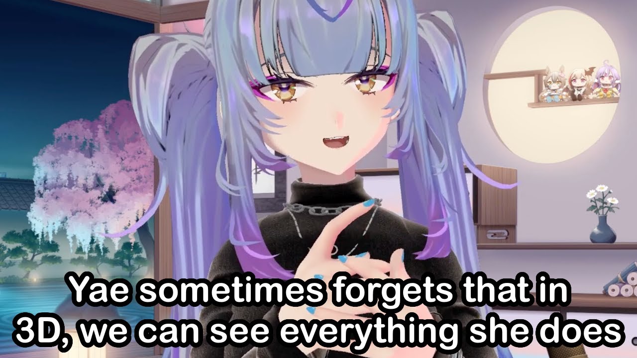 Yae sometimes forgets that in 3D, we can see everything she does - YouTube