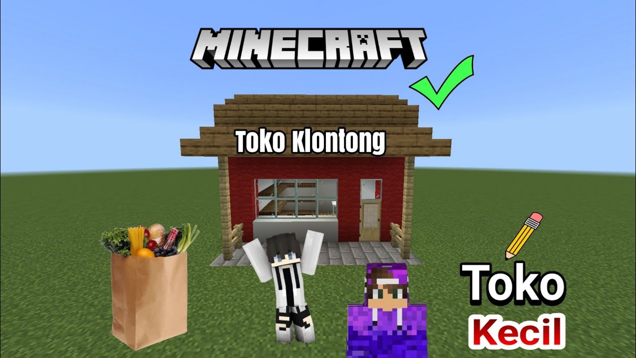 Tutorial-Minecraft Cara Membuat Toko Klontong - YouTube