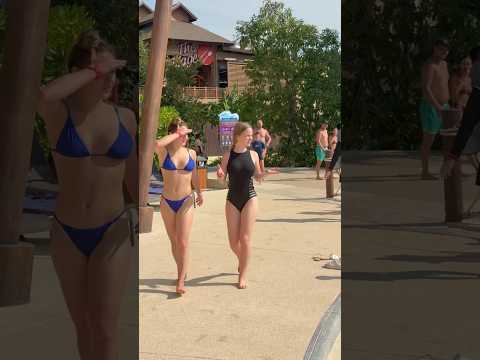 🇹🇭Thailand Phuket Andamanda The Best Aqua Park -Hot Day🏝 #waterpark #aquapark #waterslide