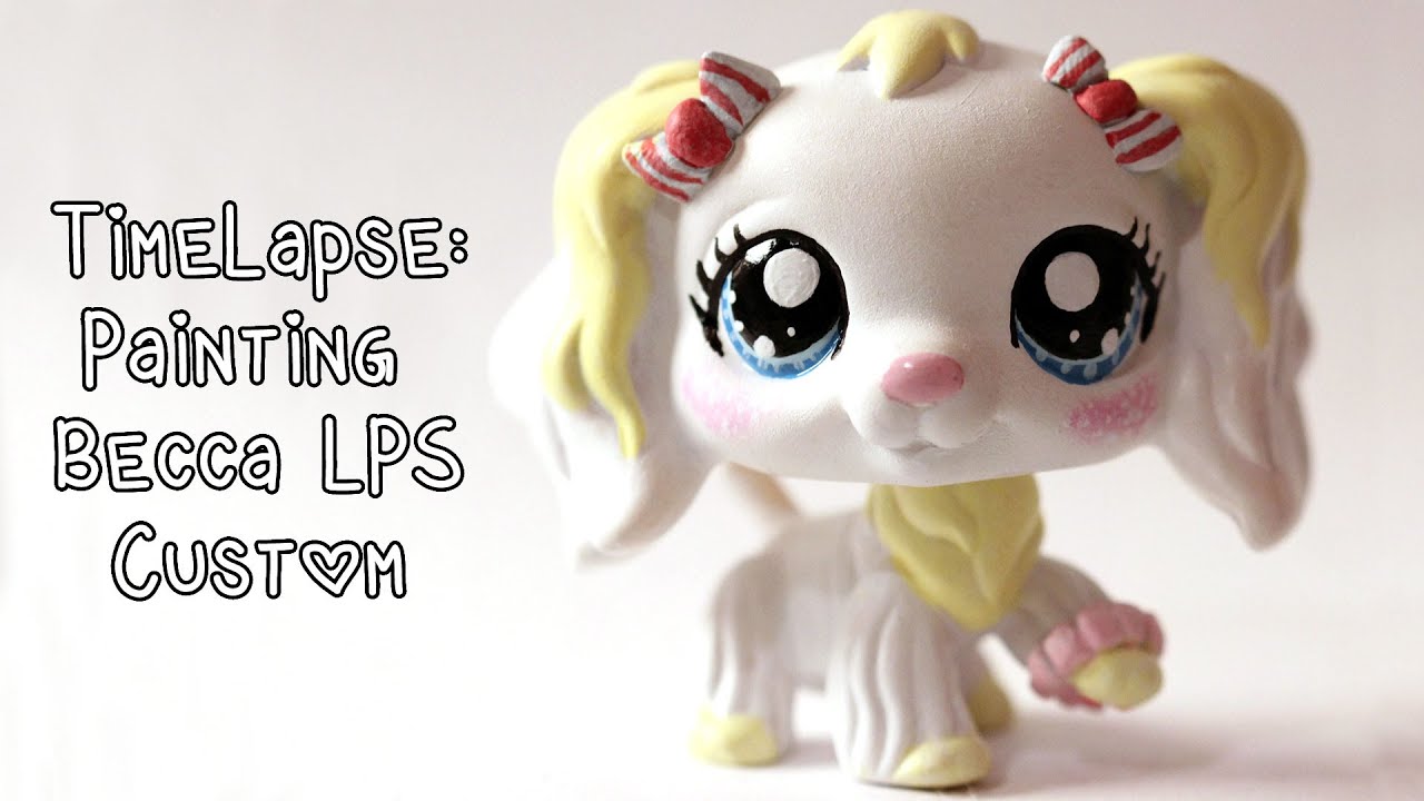 Timelapse: Painting Becca LPS Custom - YouTube