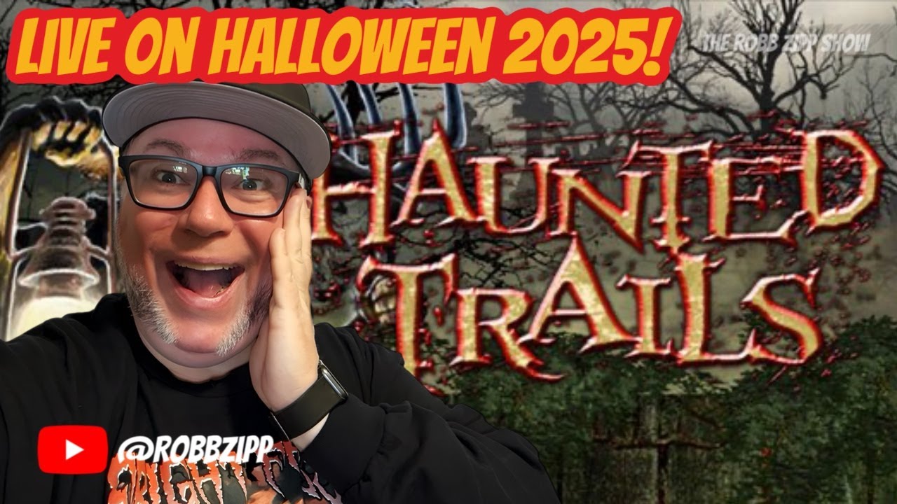🔴 ROBB ZIPP LIVE HAUNTED TRAILS OLD TOWN SPRING HALLOWEEN 2025! - YouTube