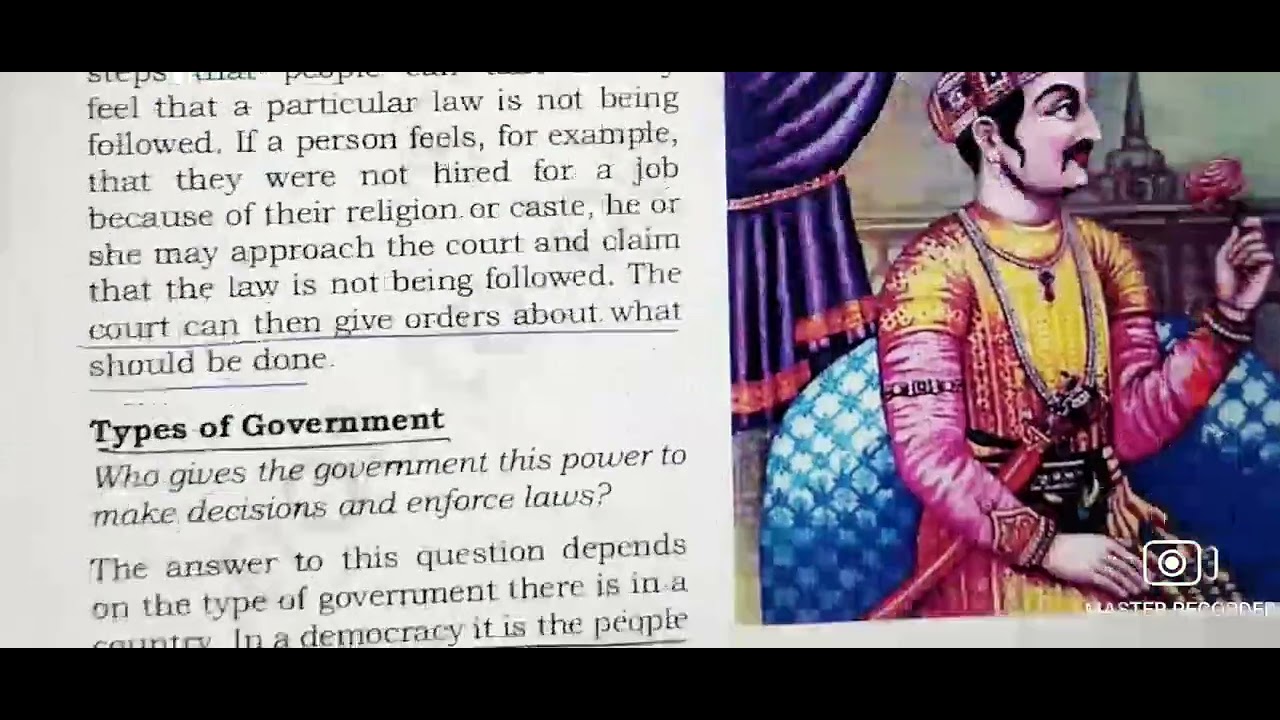 Types of GOVERNMENT. Monarchy & Democracy. CLASS -6 CIVICS Chapter -3 ...