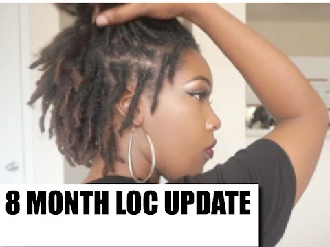 8 Month Loc Update | THICKER Locs | Loc Mistakes | Splitting Starter ...