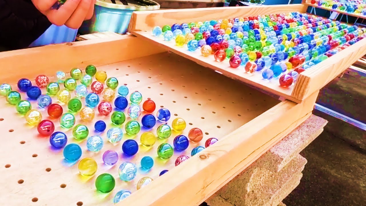 Marble Run ASMR☆1000 marbles & 300 dragon balls + billiard balls - YouTube