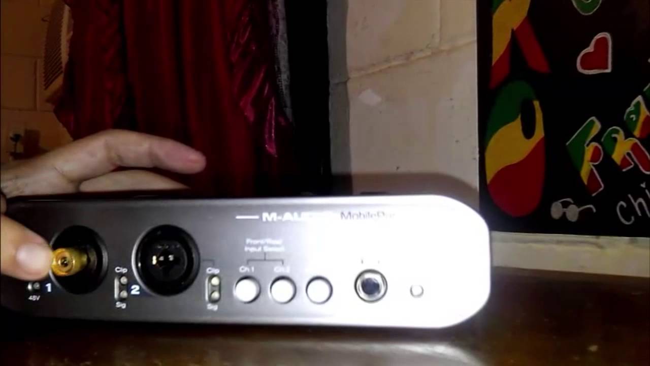M-Audio MobilePre Usb Audio interface Unboxing - YouTube