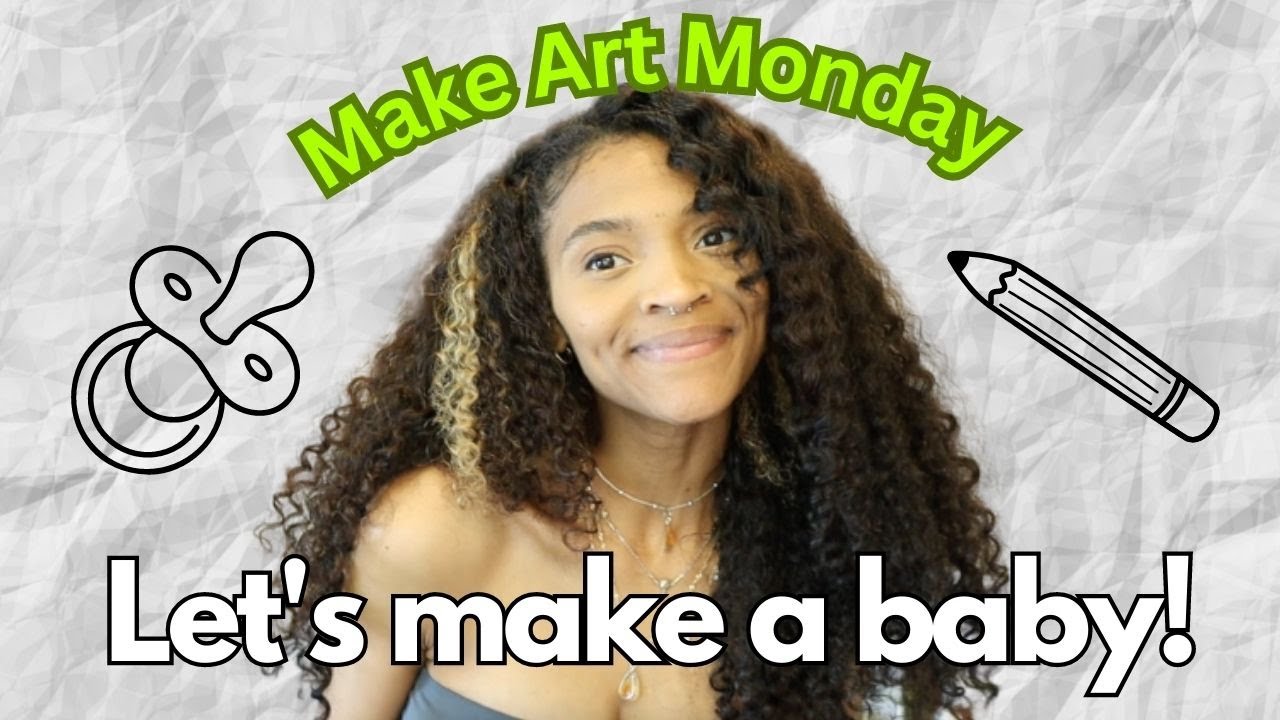 First time drawing a baby | MAM #1 Make Art Monday - YouTube