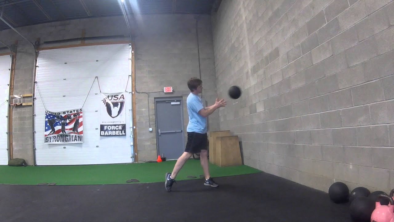 Medicine Ball Rotation From Hip - YouTube