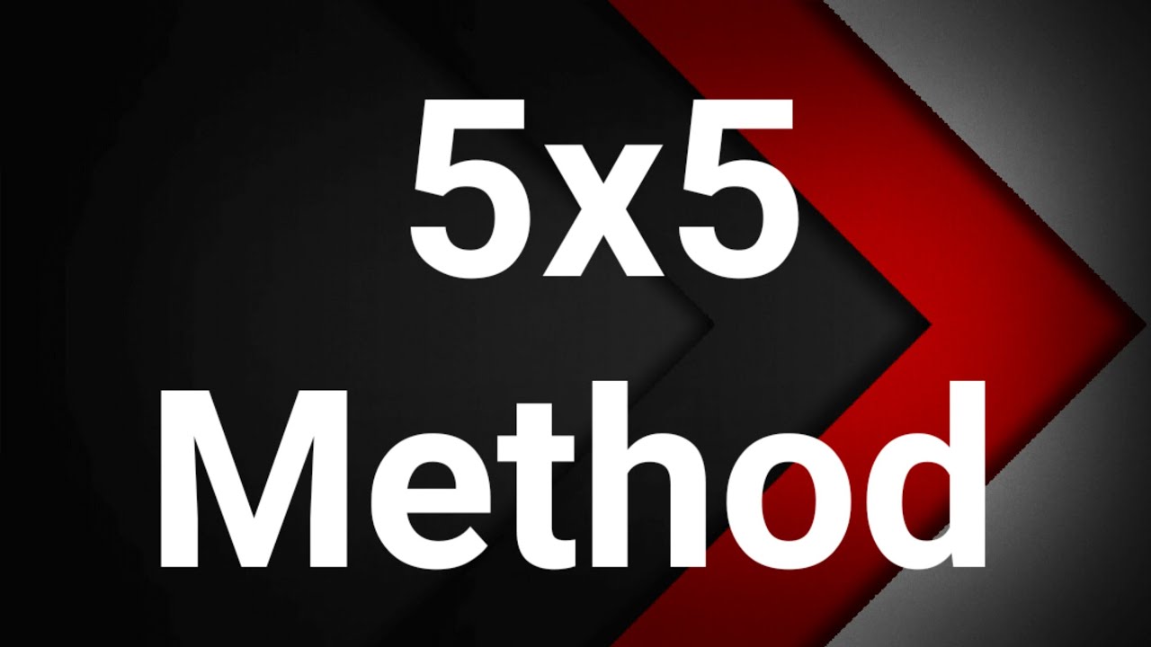 Metoda 5x5, oraz metoda dużej Objętości - YouTube