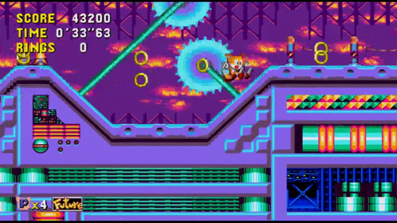Sonic CD USA - Metallic Madness 1 Past - YouTube