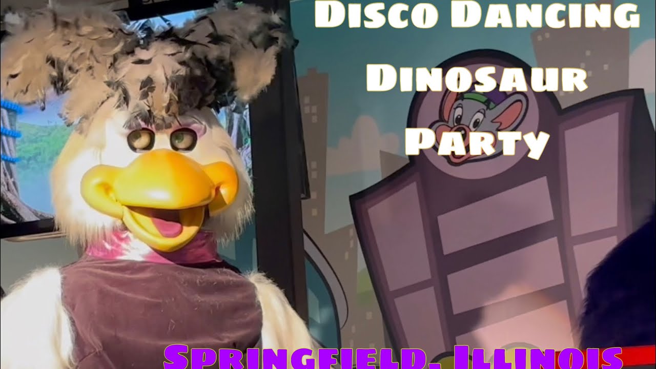Disco Dancing Dinosaur Party : Springfield, Illinois - YouTube