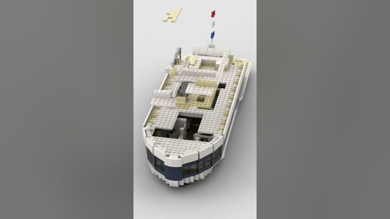 LEGO® Brick Vdv Beachclub 660 custom speedbuild animation short new - YouTube