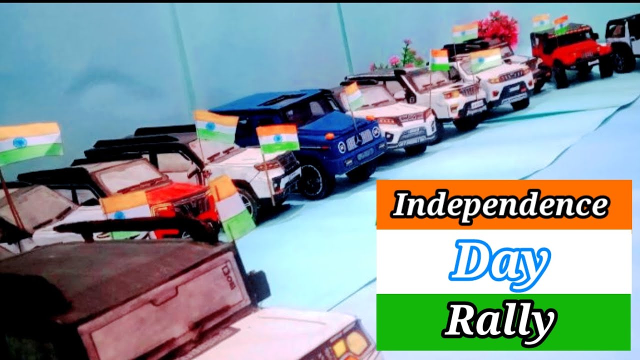 Patriotic Cardboard Car Rally on Independence Day 🇮🇳🚗 - YouTube