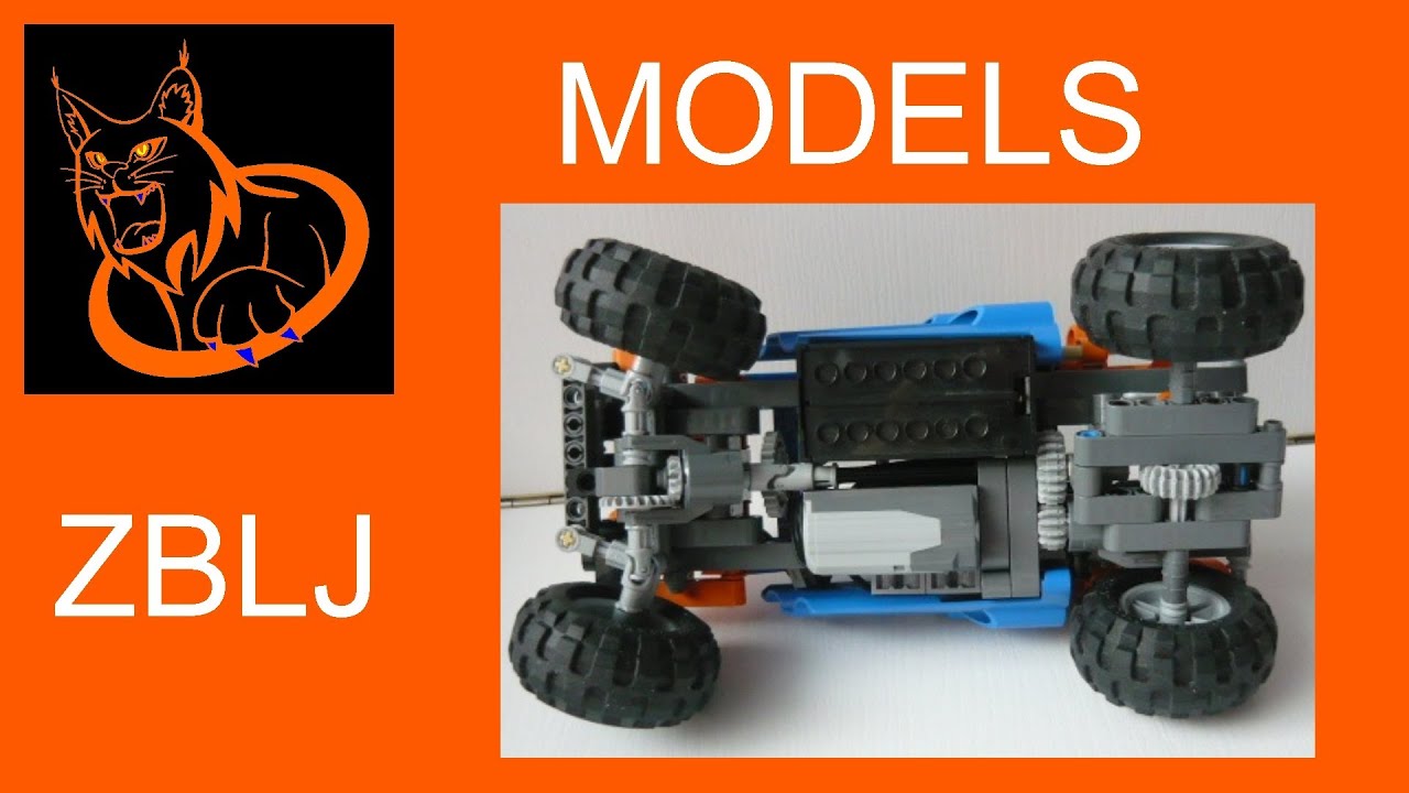 MODEL: Mini 4x4 lego technic offroader - YouTube