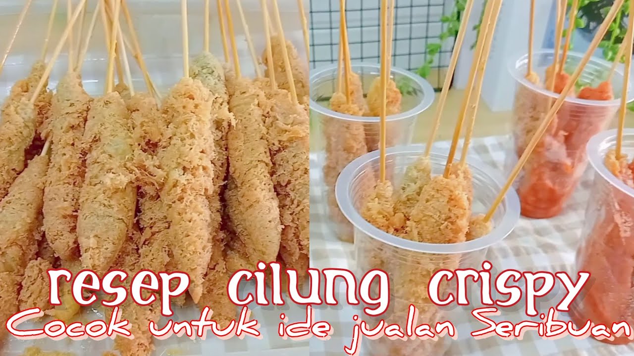 Resep Jajanan Tradisional Cilung Crispy! Cara membuatnya gampang banget ...