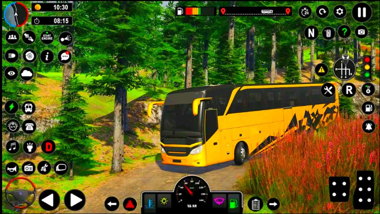 Bus Simulator Racing Game । Indian Bus Simulator Ondroad And Offroad ...