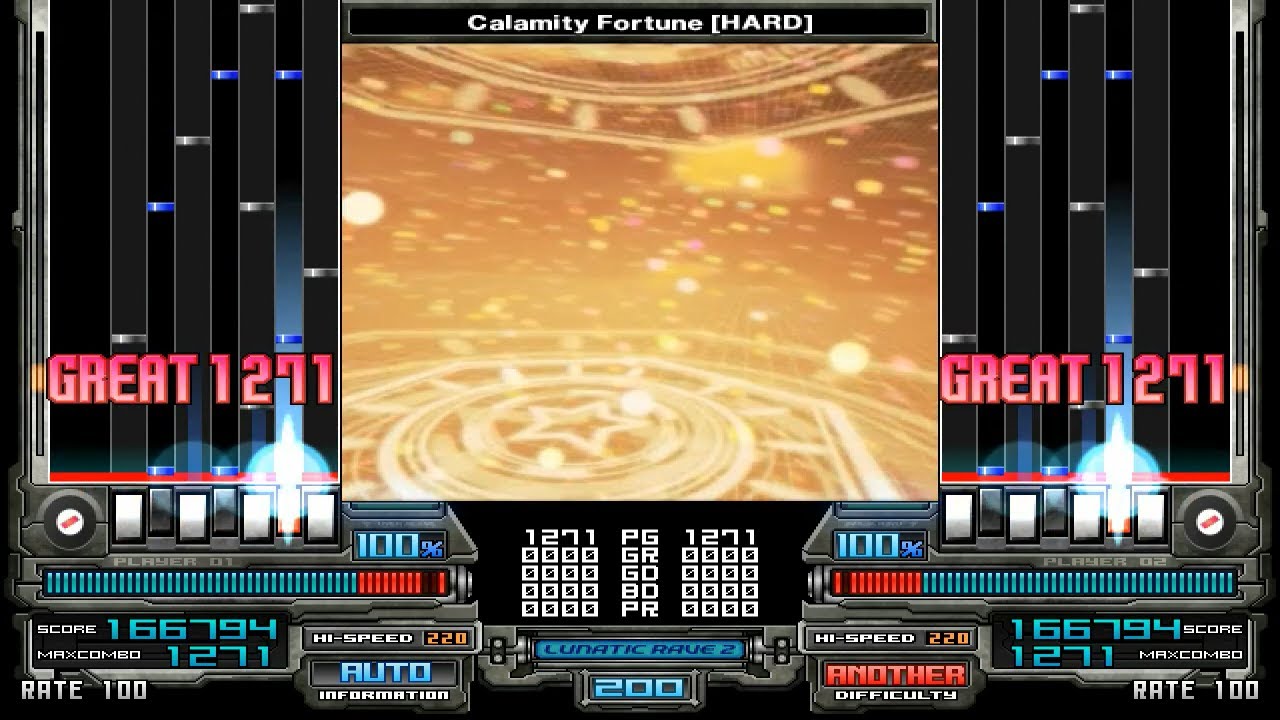 [BMS] Calamity Fortune / ZUN remixed by LeaF Movie:Optie - YouTube