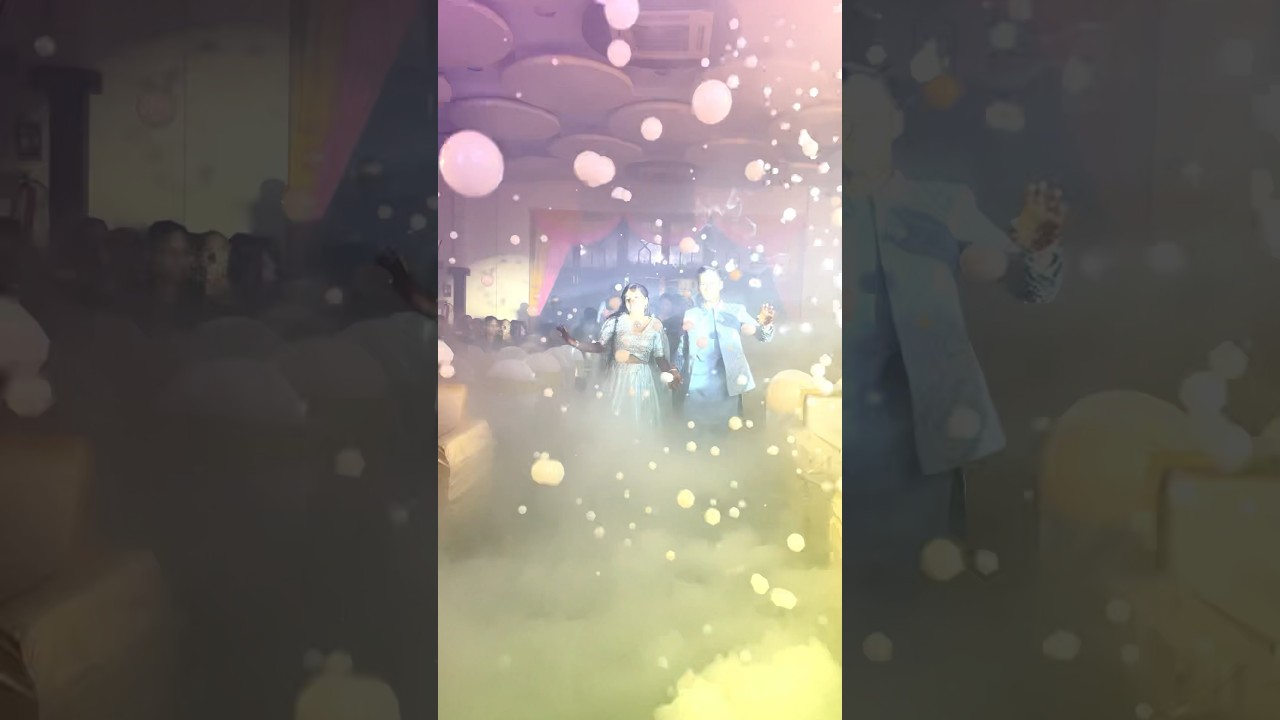 Snow Bubble Entry …#wedding #sangeet #dance - YouTube