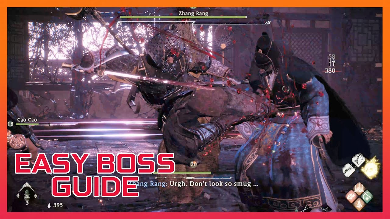 How To Beat Zhang Rang EASY | Wo Long: Fallen Dynasty Boss Fight 4K RTX ...