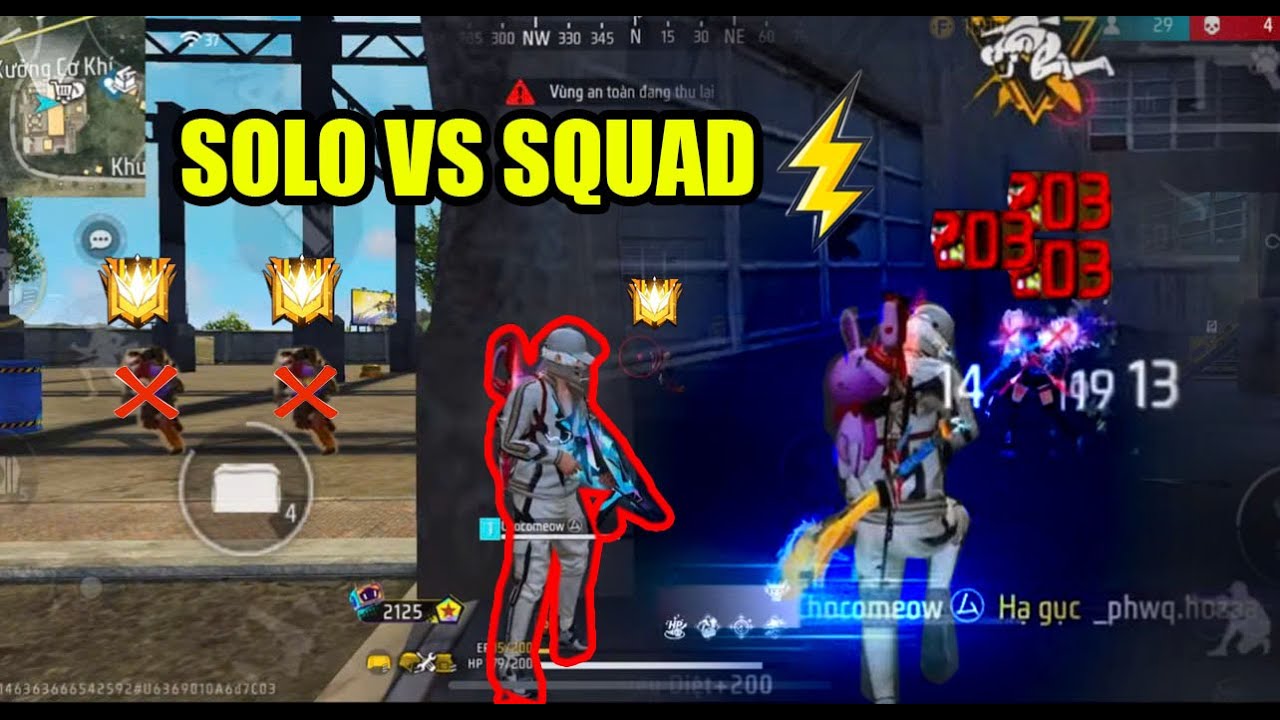 SOLO VS SQUAD Full Gameplay 👑 King| Mobile - YouTube
