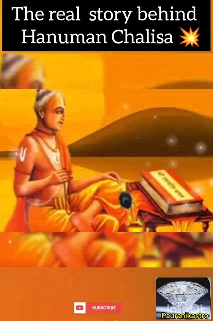 The real story behind Hanuman chalisa🌞#short#mythology#ramayan#viral# ...