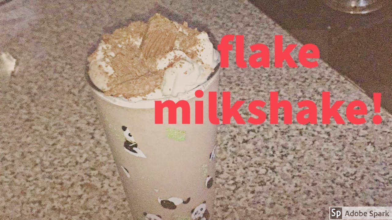 how to make a flake milkshake - YouTube