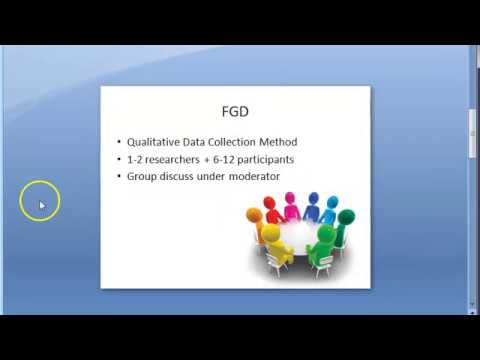 PSM 901 Focus Group Discussion FGD Sociogram - YouTube
