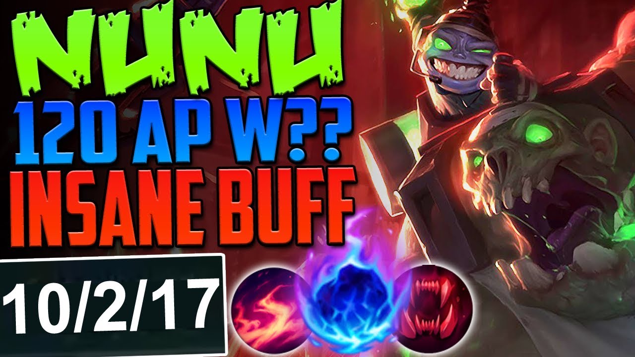 NUNU 120 AP W INSANE BUFF | ARE YOU KIDDING ME? | New Runes Nunu vs Jax ...