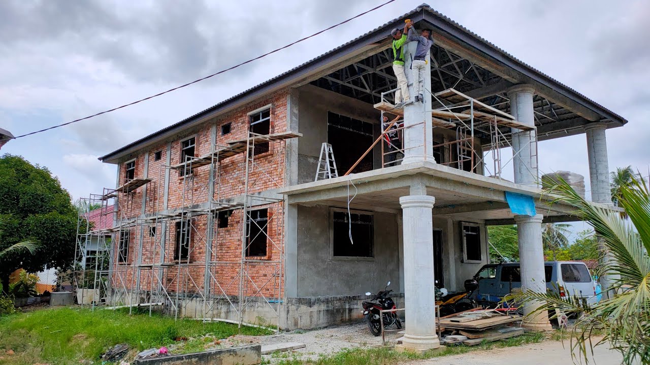 11/04/2022 Pasang Siling Bumbung at Kampung Bagan Buaya Penang - YouTube