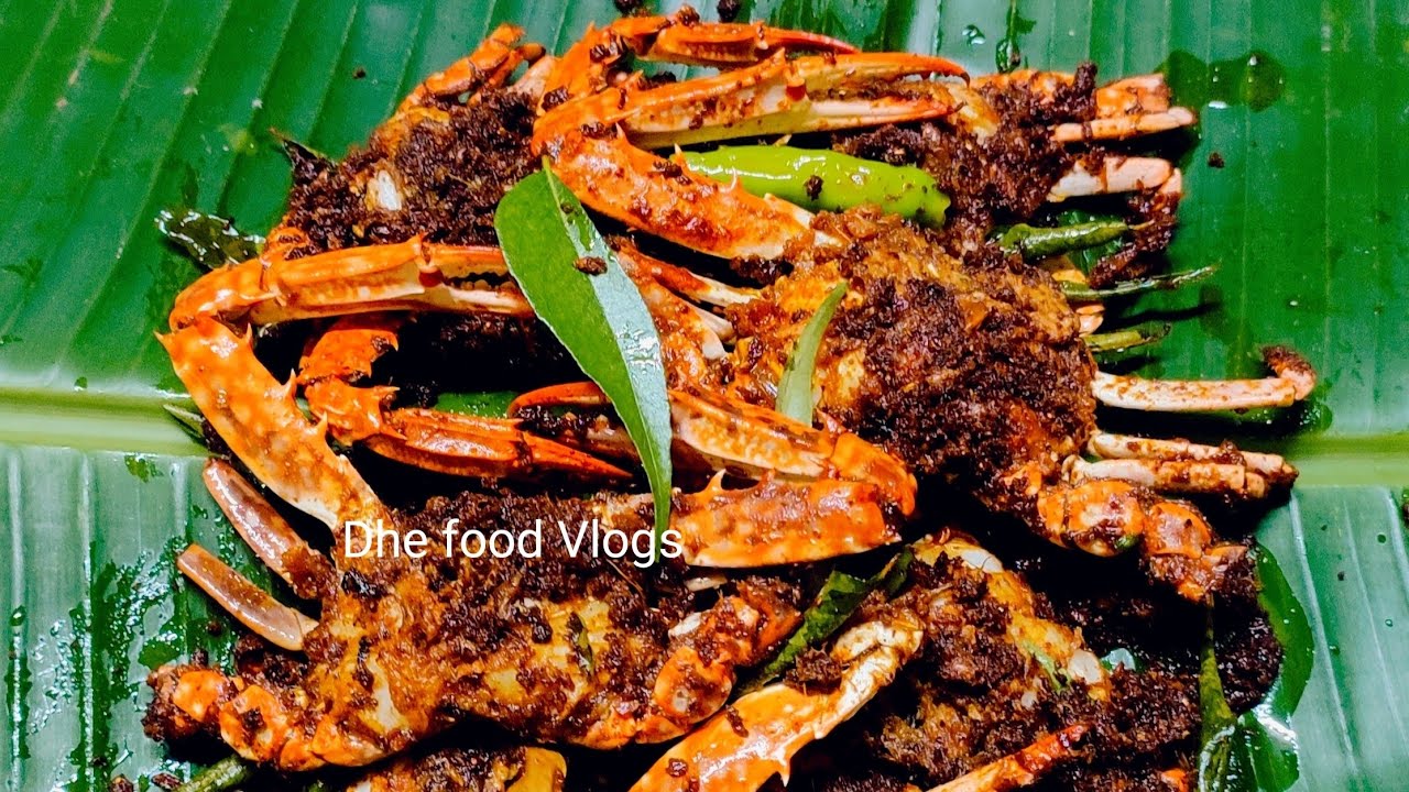 Crab Masala dry fry/Simple & Easy crab Fry - YouTube