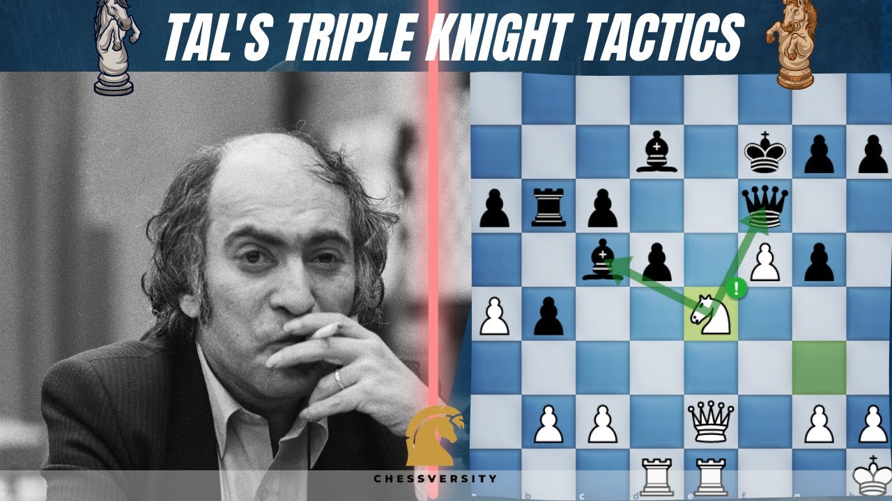 Triple Knight Tactics of 16 years old Tal.Mikhail Tal 🇱🇻 [Latvia] vs P ...