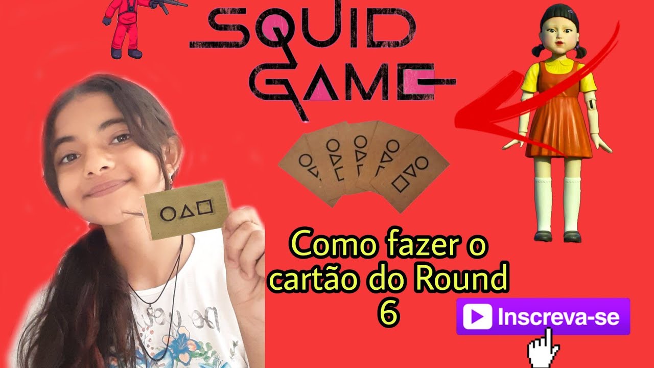 Como fazer o cartão Round 6. - YouTube