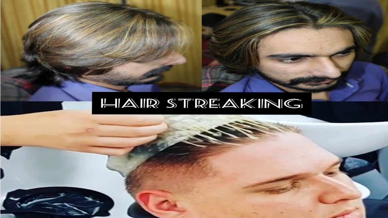 HAIR STREAKING FOR MAN AND GIRLS HAIRS-QADRI SALON YOUTUBE |2020| - YouTube
