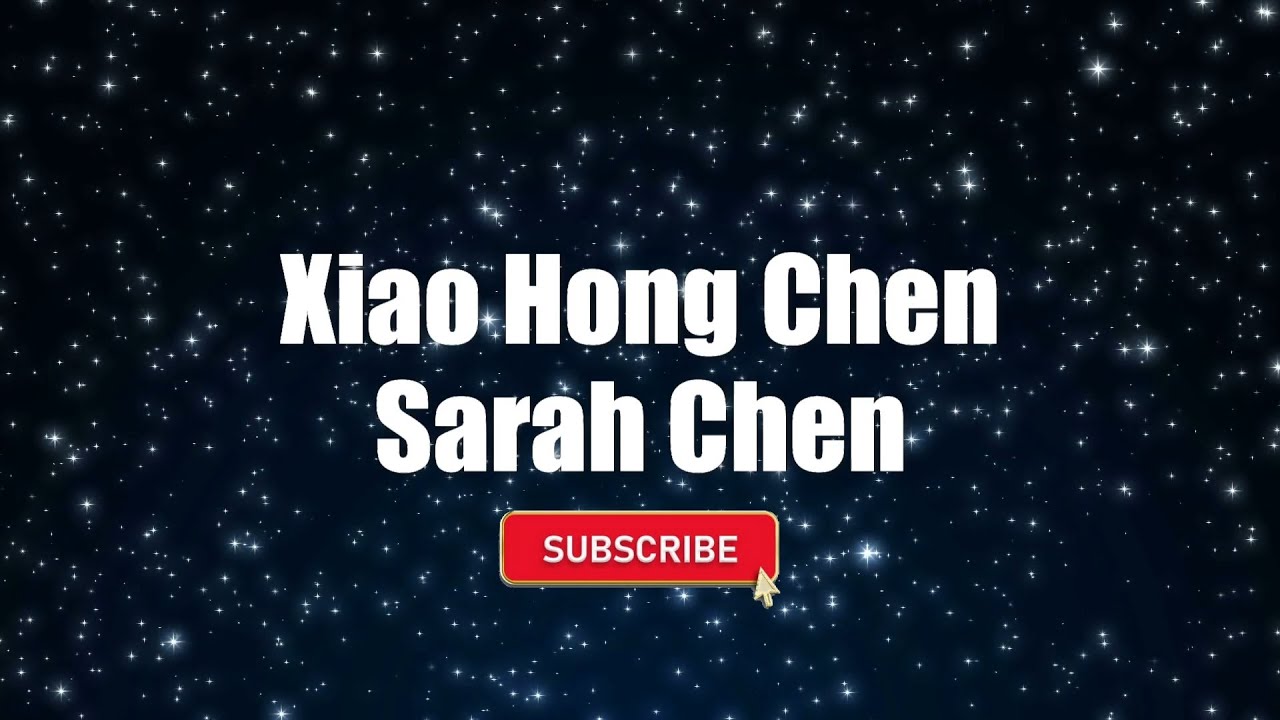 Xiao Hong Chen (No Vocal Version) - Sarah Chen | Karaoke - YouTube