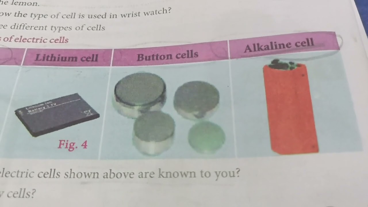 different types of electric cells - YouTube