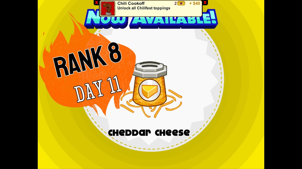 Papa's Pastaria | Rank 8 - All Chilifest Toppings Unlocked - YouTube
