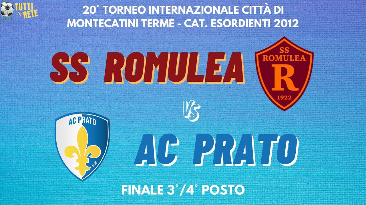 SS ROMULEA vs AC PRATO - YouTube