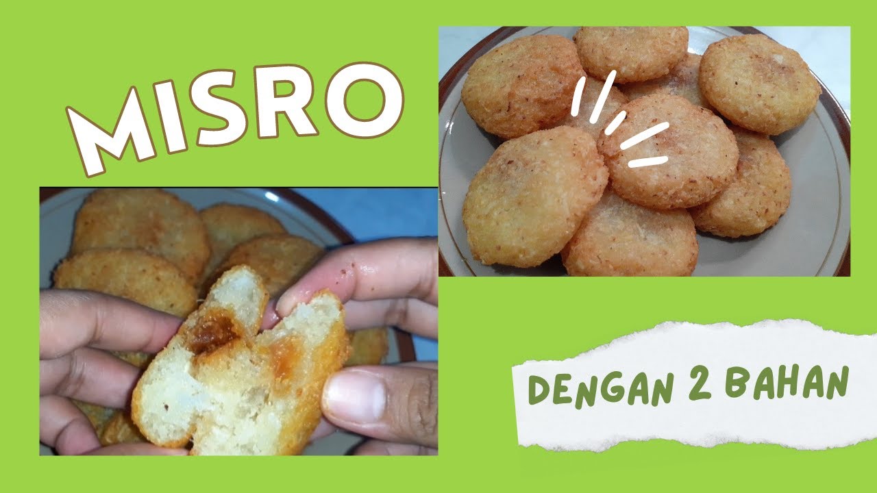 RESEP MISRO DENGAN 2 BAHAN SAJA || tanpa kelapa juga enak, mudah ...
