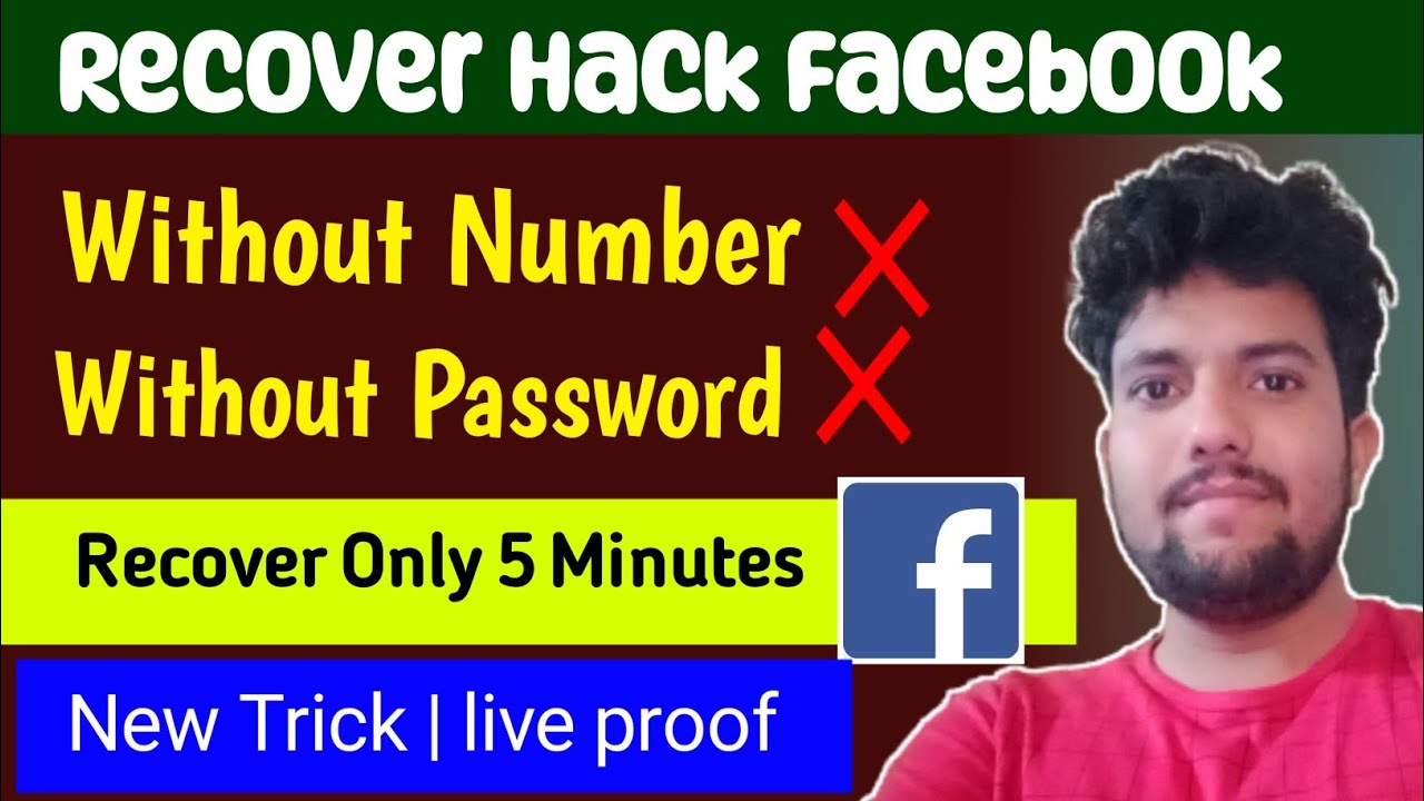 How to Recover Hacked Facebook Account | Recover Fb without Number ...