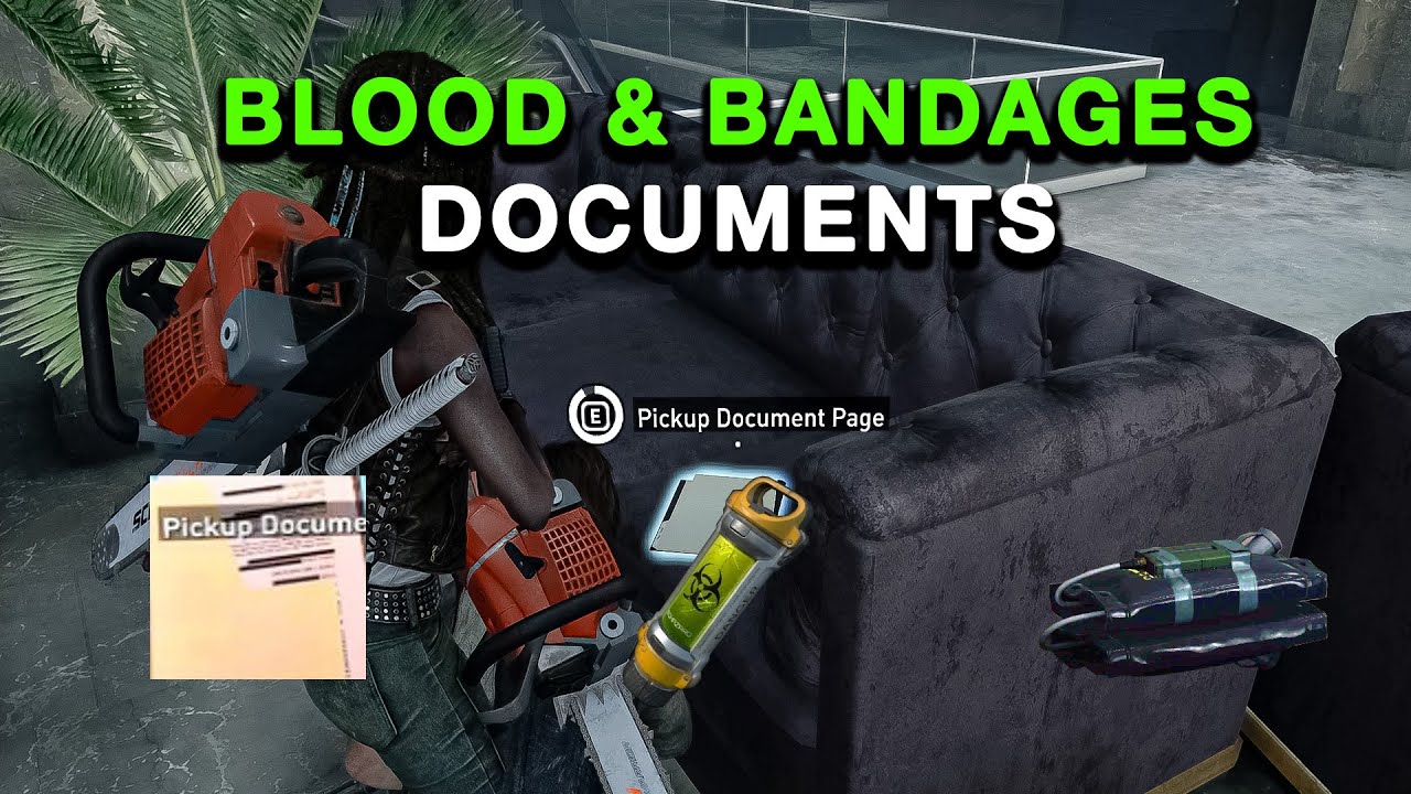 World War Z The Walking Dead DLC - Document Locations in Chapter 2 ...