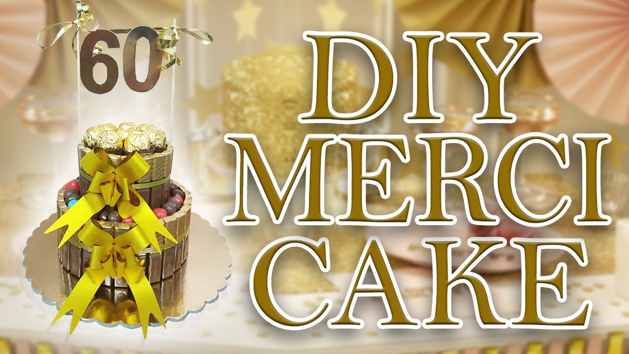 DIY Merci Birthday Cake - YouTube