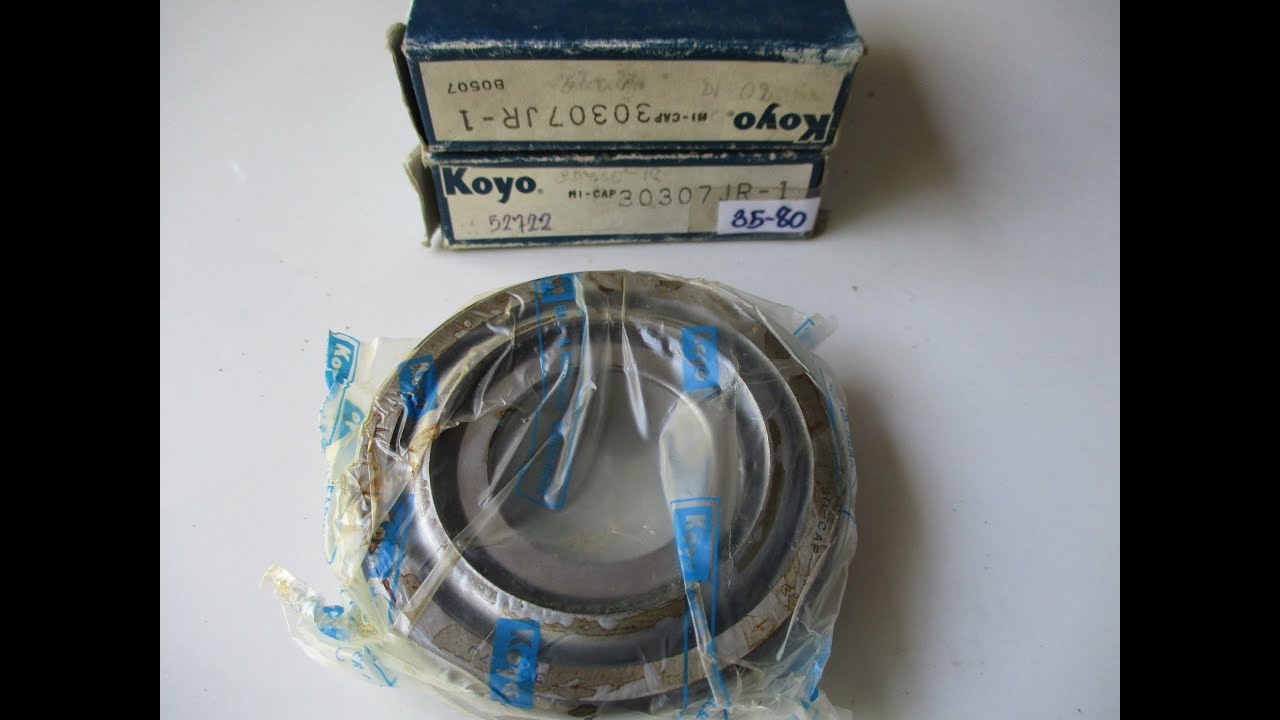 ลูกปืน ตลับลูกปืน HR 30307 JR KOYO HI-CAP ขนาด 35-80-24 มิล - YouTube