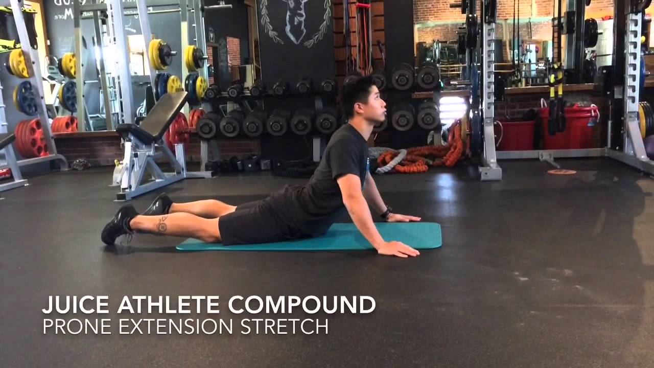 Lumbar and Sacral Prone Extension Stretch - Juice Athlete Compound ...