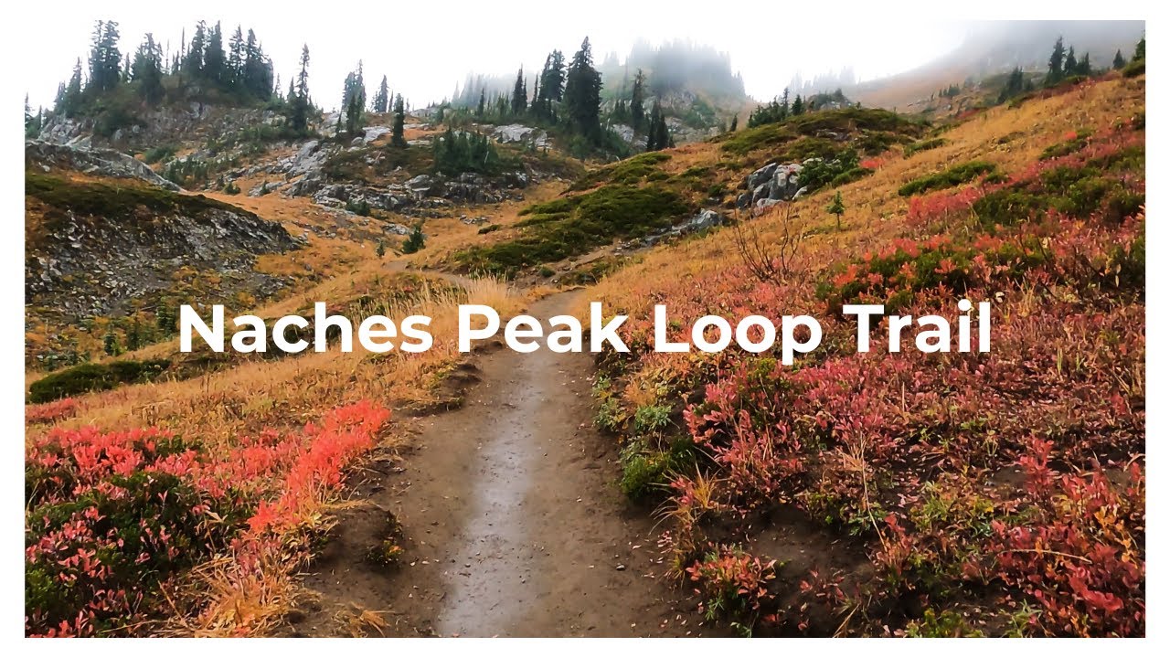 Hiking Naches Peak Loop Trail in a Rainy Day [4K] | A Full Preview ...