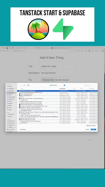 TanStack Start & Supabase: Build a CRUD App with Login & File Upload ...