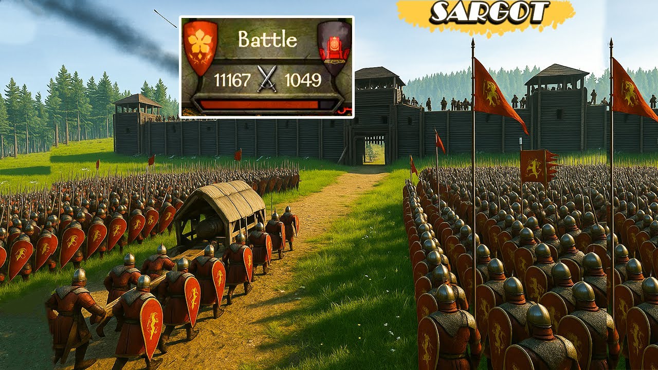 11000 Vlandians Army Vs 1000 Man | The Most Epic Bannerlord Siege Ever ...