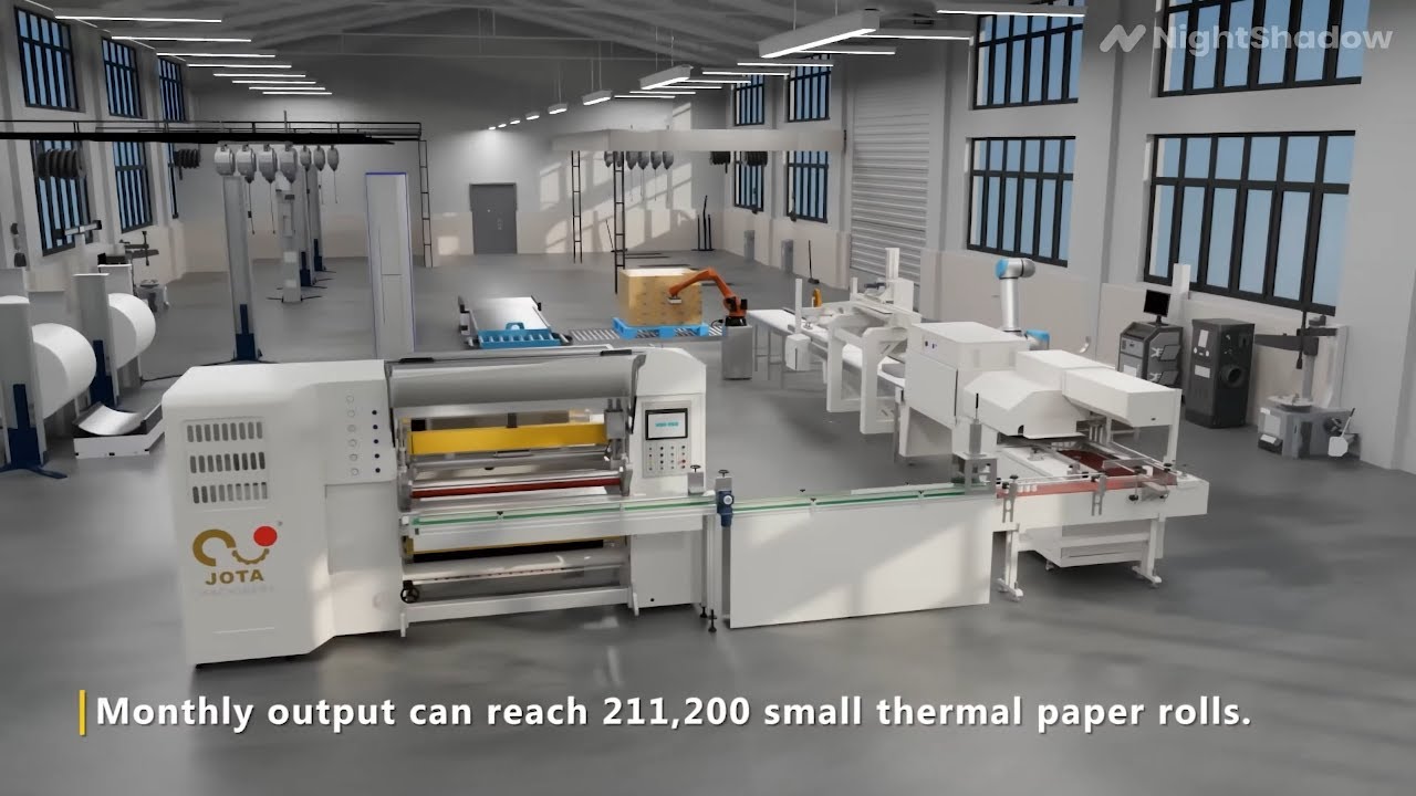 Intelligent 4.0 Fully Automatic Thermal Paper Roll Slitting Machine ...