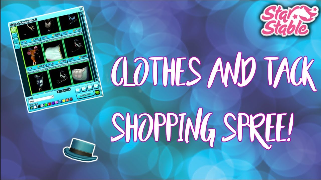 CLOTHES AND TACK SHOPPING SPREE | Star Stable Online - YouTube